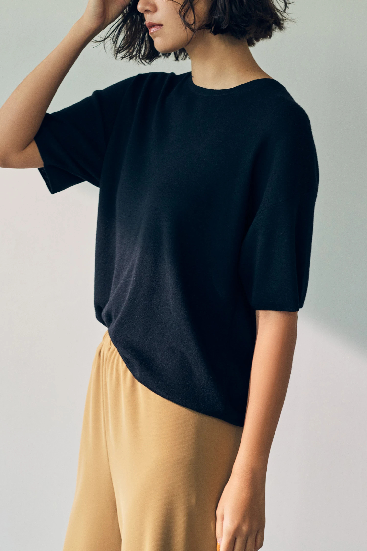 HAUNT(ハウント)|C/SILK T SHIRT KNITアイテムの詳細 HAUNT(ハウント)|C/SILK T SHIRT KNITアイテムの詳細